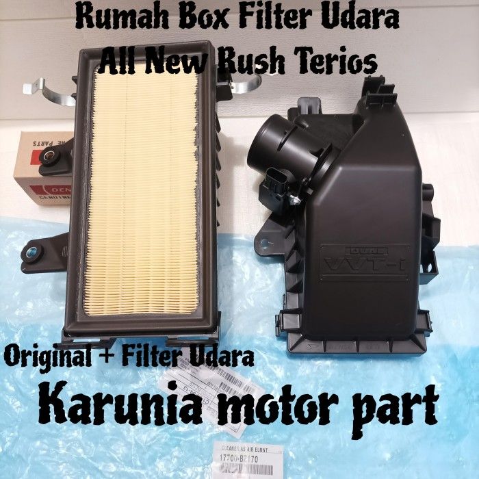 Rumah Box Filter Udara All New Rush Terios + Sensor Dan Filter Udara ...