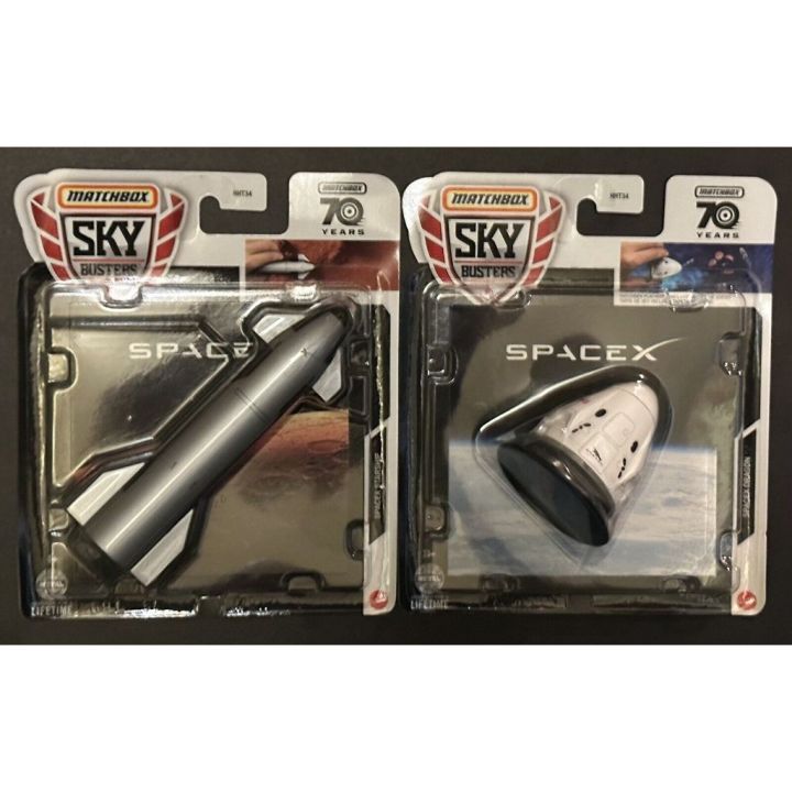 Matchbox Sky Busters Space-X Starship Dragon | Lazada Indonesia
