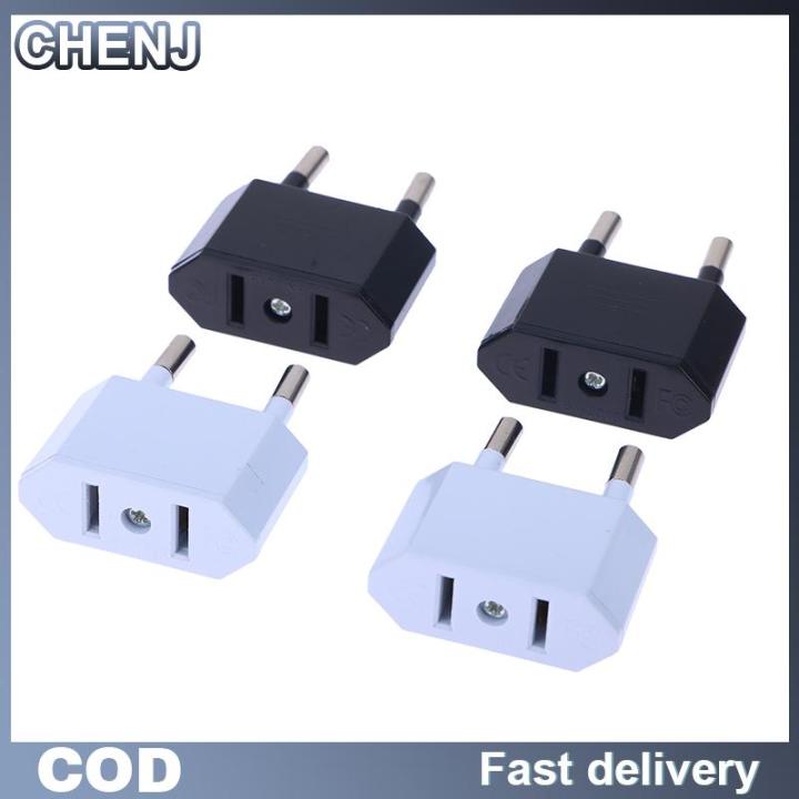 CHENJ 2Pcs EU Adapter Travel Converter Adapter American China US To EU ...