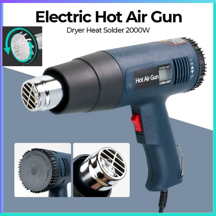 COD CEPAT ZHCY Electric Hot Air Gun Dryer Heat Solder 2000W / 220V Heat ...
