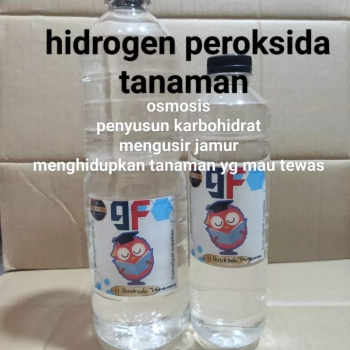 Hidrogen peroksida tanaman H2O2 untuk tanaman 1 liter | Lazada Indonesia