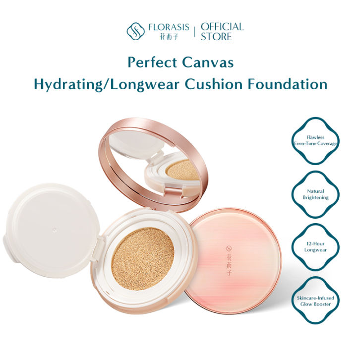 花西子 Florasis Perfect Canvas Cushion Foundation Longwear/Hydrating ...