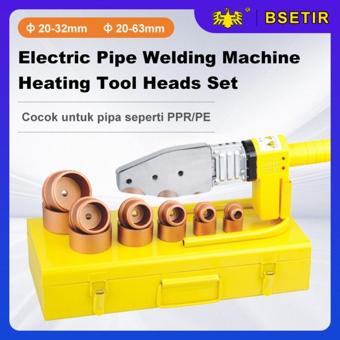 ALAT PENYAMBUNG,Electric Pipe Welding Machine Heating Tool Heads Set For PPR PB PE Plastic Tube ...