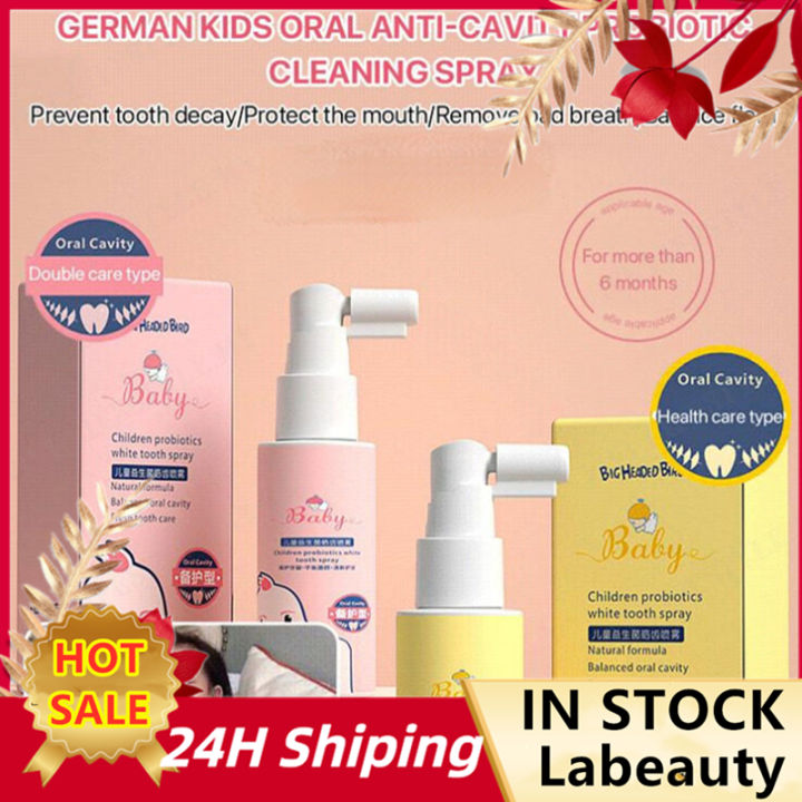 Children's Oral Anti-Cavity Probiotic Cleaning Spray white tooth spray ...