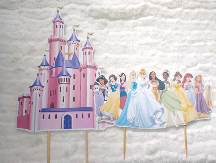 ASCo. DISNEY PRINCESS Theme Printed Cake and Cupcake Toppers | Lazada PH