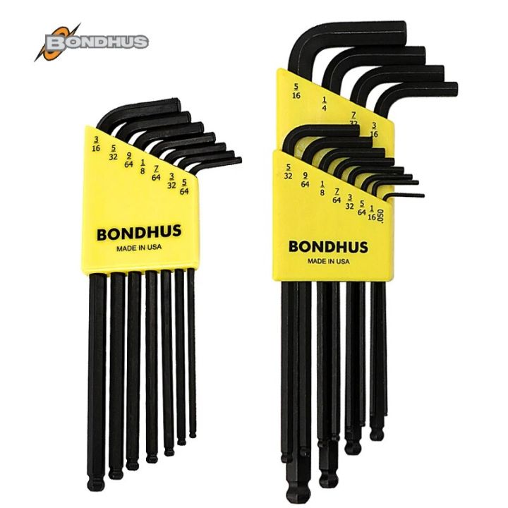 【Sell-Well】 Bondhus Inch Hex Wrench Set L Type Allen Key Sets ...