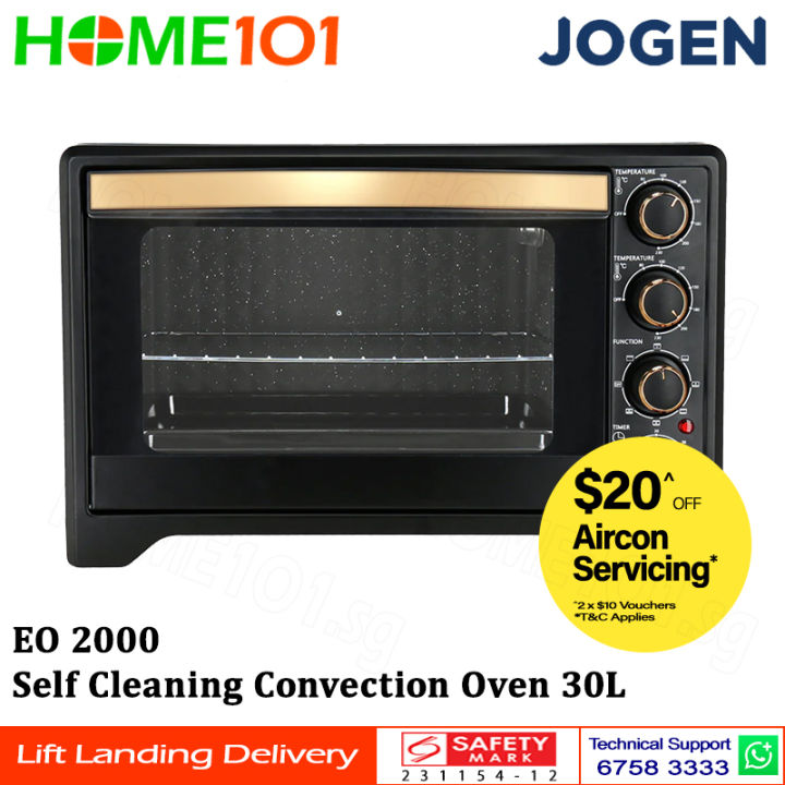 Jogen Self Cleaning Convection Oven 30L EO 2000 | Lazada Singapore