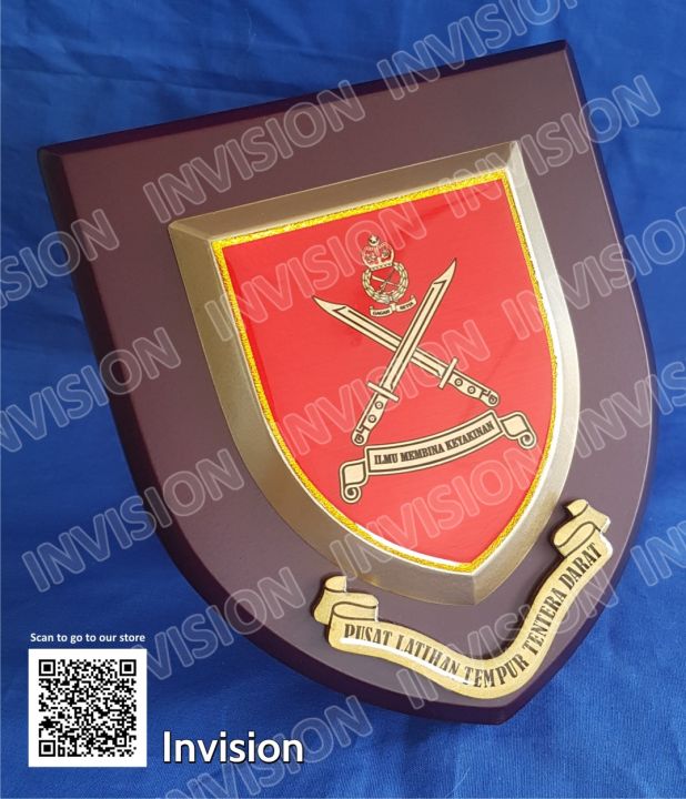 Malaysian Army Unit Plaques - PULADA Pusat Latihan Tempur Tentera Darat ...
