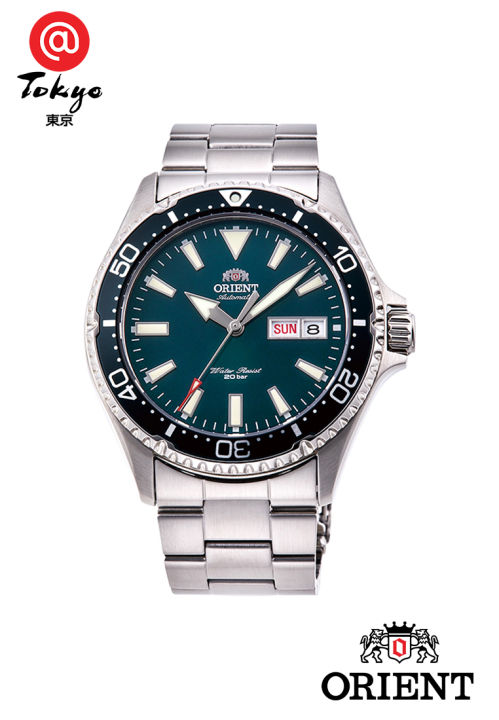Orient Sports RA-AA00 Silver/Green | Lazada PH
