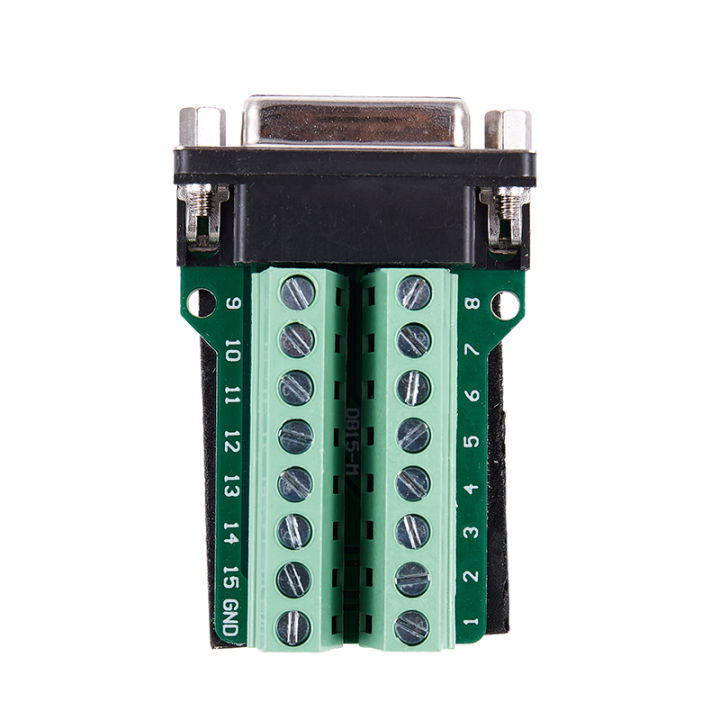 (HPKF) DB15 D-SUB VGA 15pin Female Adapter Jack Terminal Breakout PCB ...