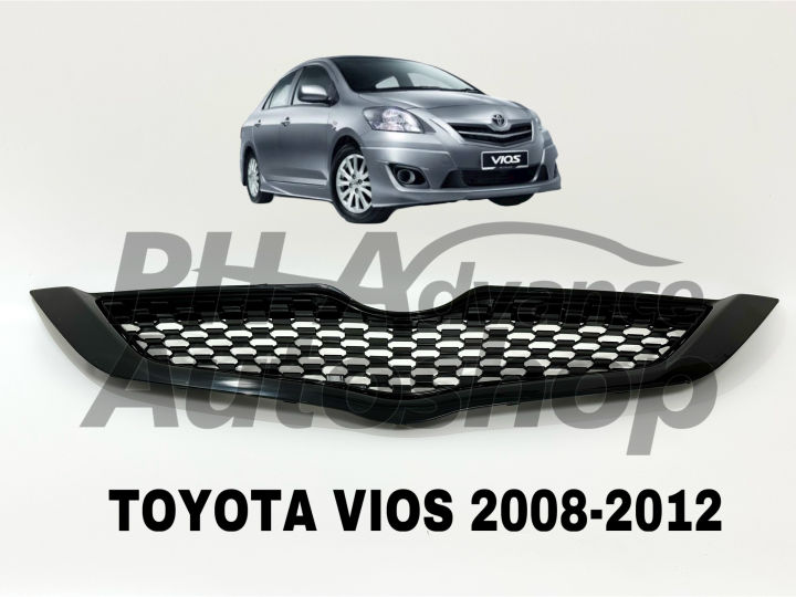 Glossy Bumper Hood Toyota Vios Grill 2008-2012 Gen2 (Batman) FRONT ...
