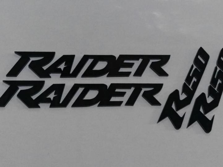 RAIDER R150 3MM ACRYLIC EMBLEM | Lazada