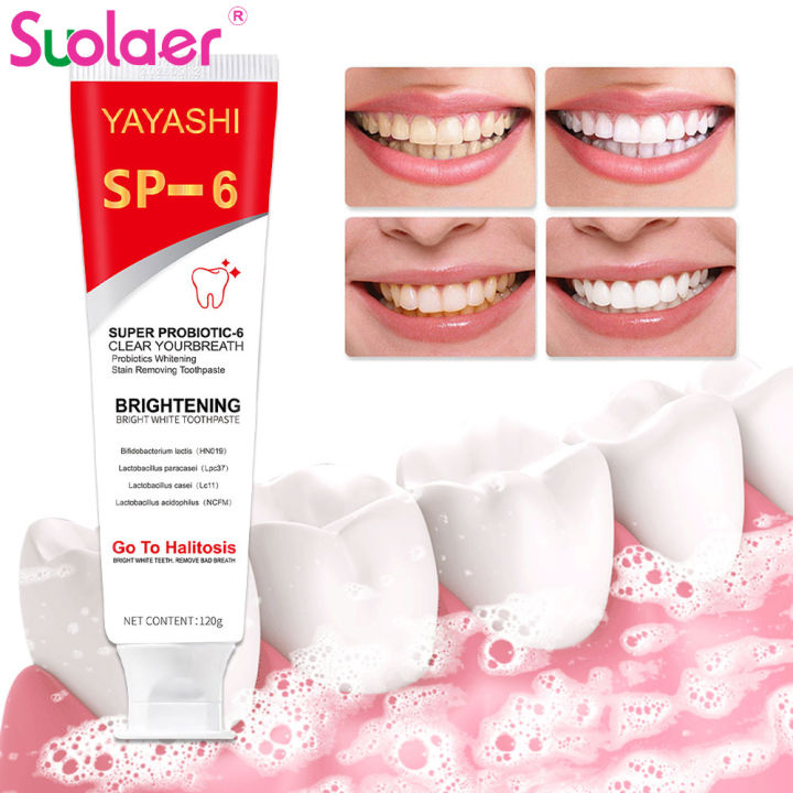 Suolaer Probiotic Caries Toothpaste SP-6 Whitening Tooth Decay Repair ...