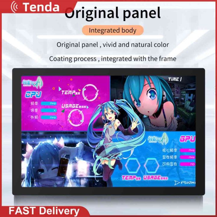 Layar Monitor IPS 5 Inci USB Aloi Aluminium, Layar Sekunder Komputer ...