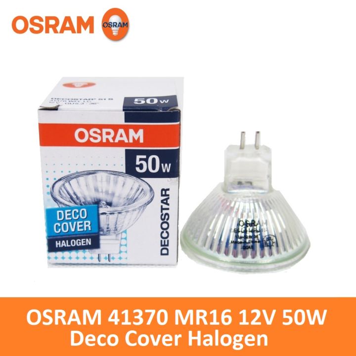 Osram 41370 / 44870 WFL LC 12V 50W MR16 36D GU5.3 Decostar Halogen Lamp ...