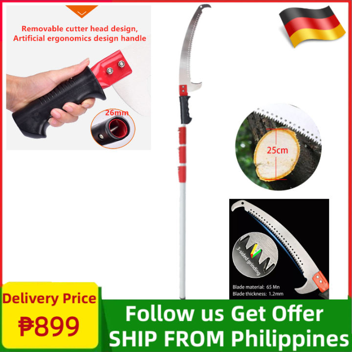 Yoqu Tree Branch Cutter with Pole Long Handle Tall Pruning Saw ...