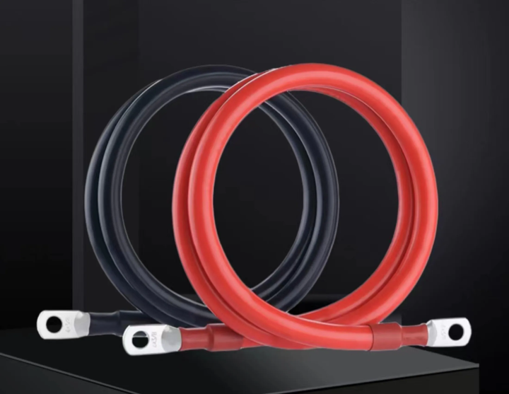 Battery cable wire High Current Copper Wire with lug Car inverter wire ...