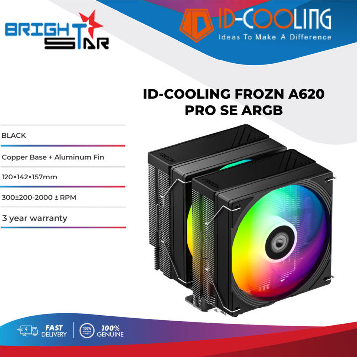 ID-COOLING FROZN A620 PRO SE ARGB Dual Tower CPU Cooler | Lazada