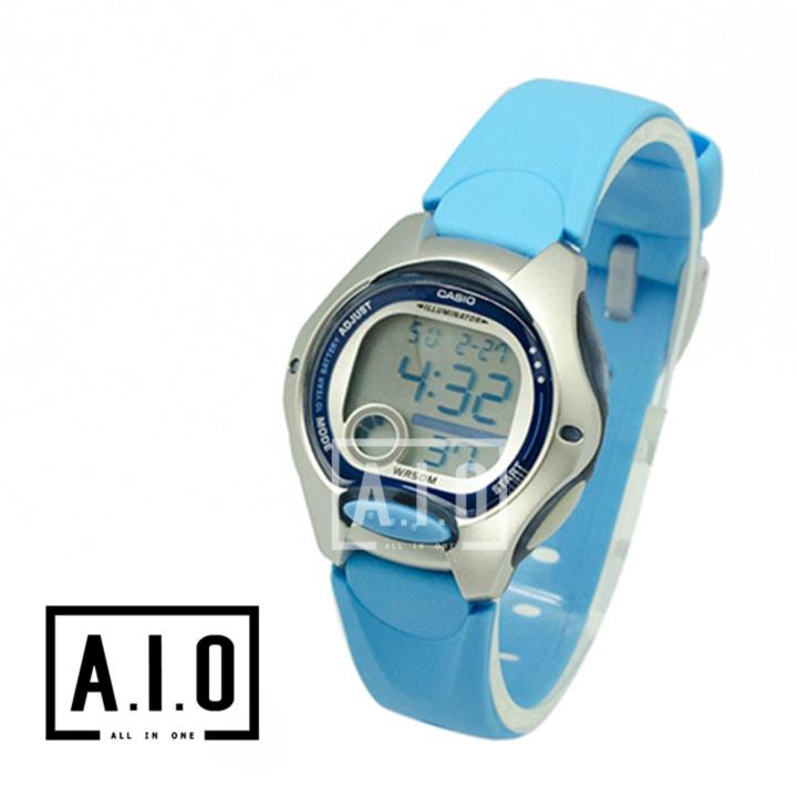 [100% ORIGINAL] Casio Ladies' Standard Digital Blue Resin Band Watch ...