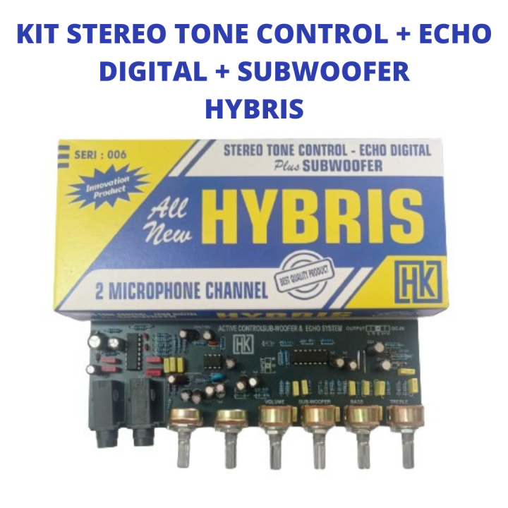 KIT STEREO TONE CONTROL - ECHO DIGITAL PLUS SUBWOOFER HYBRIS "STEREO ...