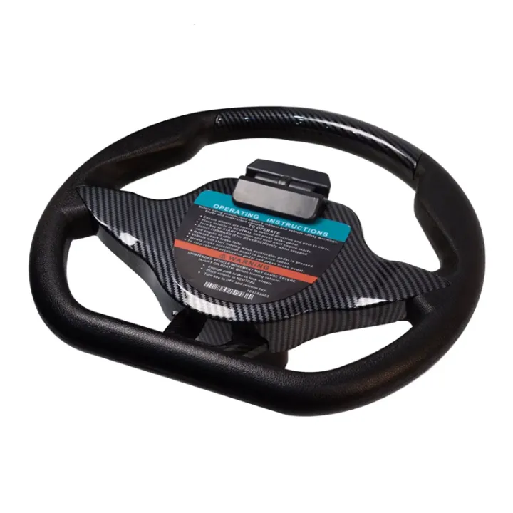 Enhances Control Steering Wheel with Textured Grip & 40 Splines Adapter ...