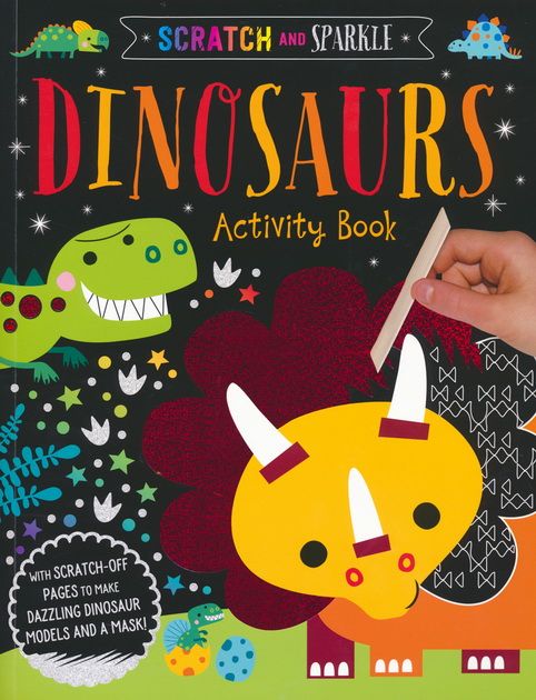 Scratch and sparkle dinosaurs Activity Book dinosaur theme shining ...