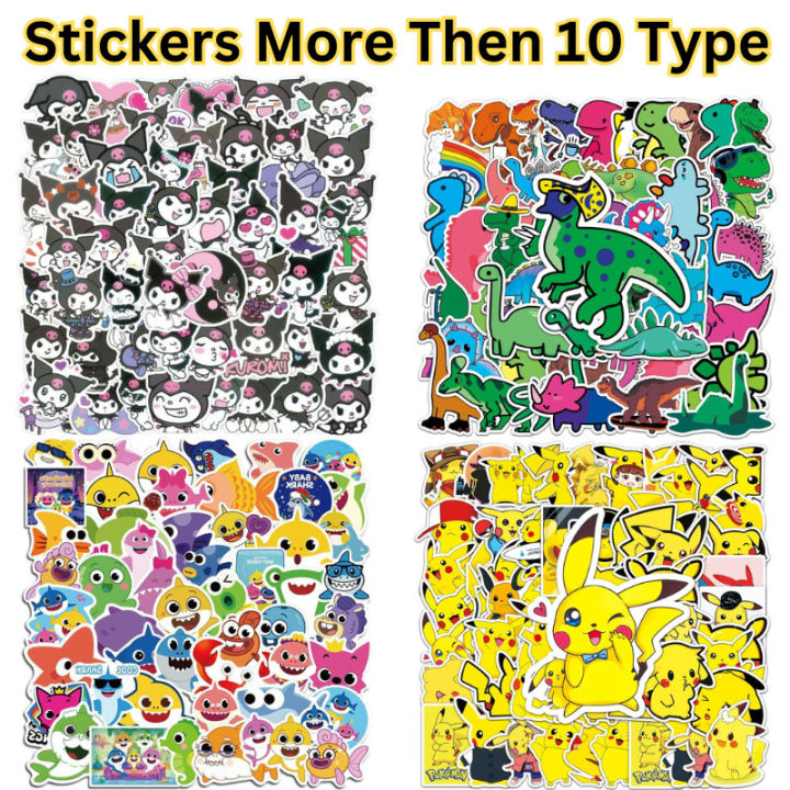 Pelekat Kartun Comel Bayi Jerung Sticker Hiasan Buku Alat Tulis Kanak ...