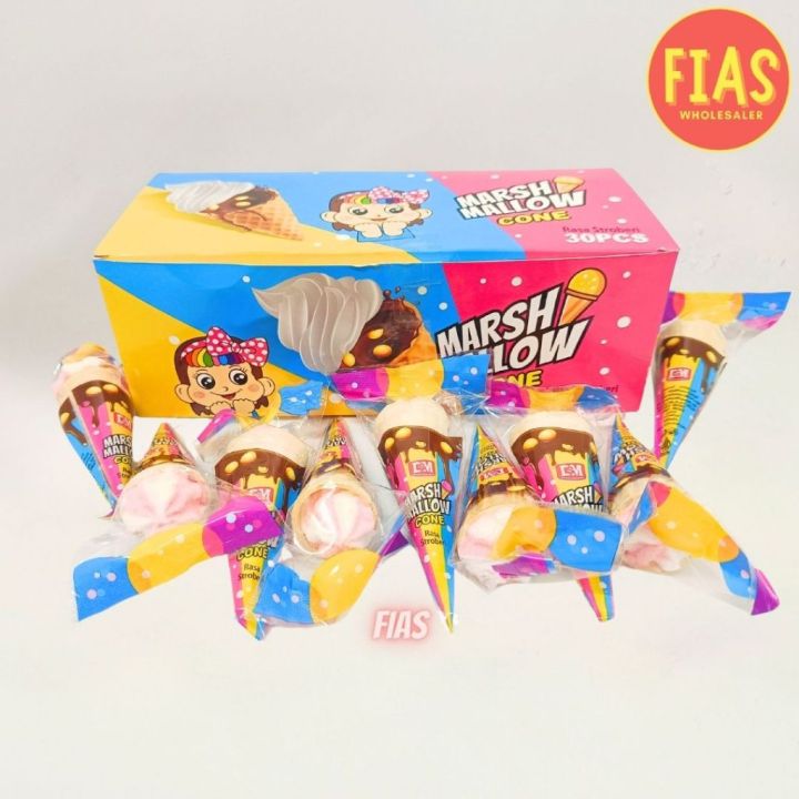 30 pcs Crunchy Sorbetes Mallow Wafer Cones | Lazada PH