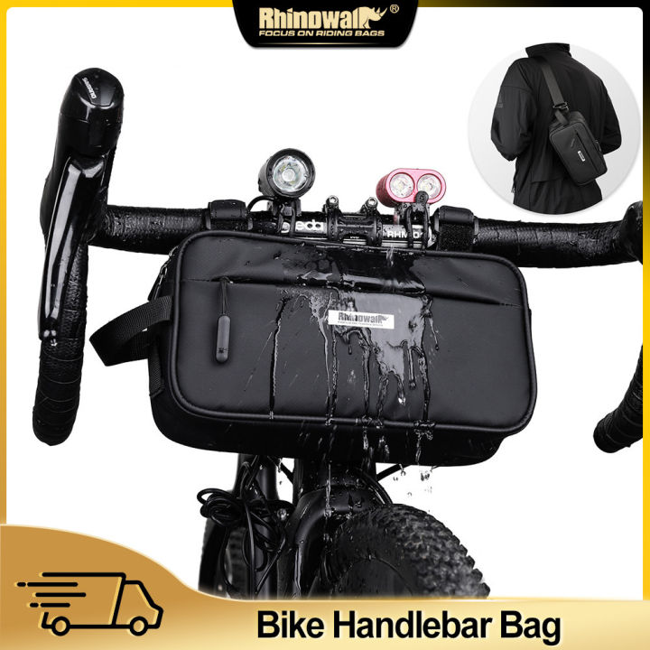 Rhinowalk Bicycle Handlebar Bag Waterproof Quick Release Multifunction ...