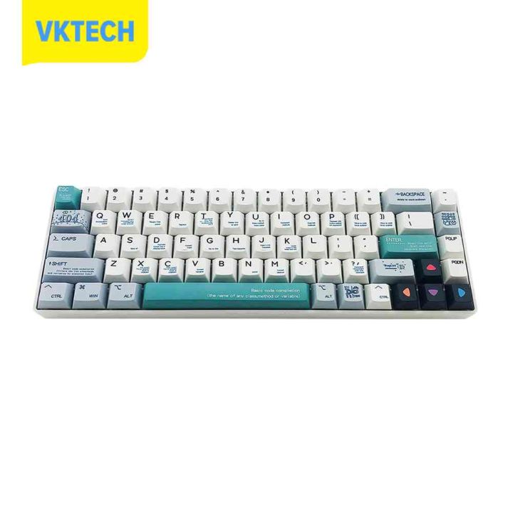 [Vktech] 127 Keys Keycap PBT Key Cap XDA Profile for Gaming Mechanical ...