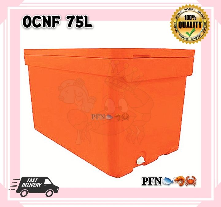 💥READY STOCK💥 75L Cooler box (Model: OCNF75L) Ice box/Ice bucket/Tong ...