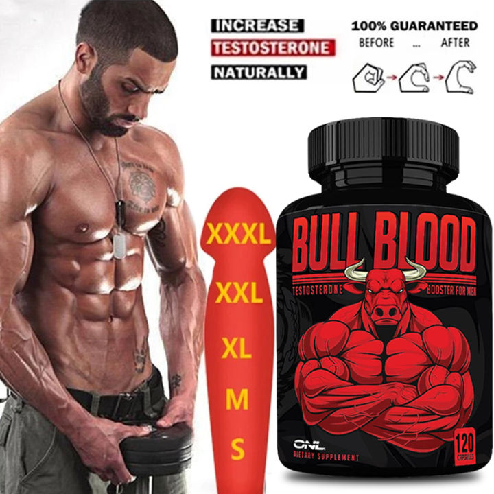 Bull Blood Supplement - Nitrous Oxide Supplement - With L-Arginine and L-Citrulline - Increase ...