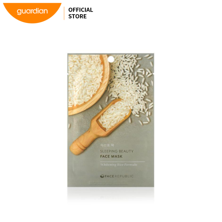 Face Republic Sleeping Beauty Whitening (Rice Formula) Face Mask 1S ...