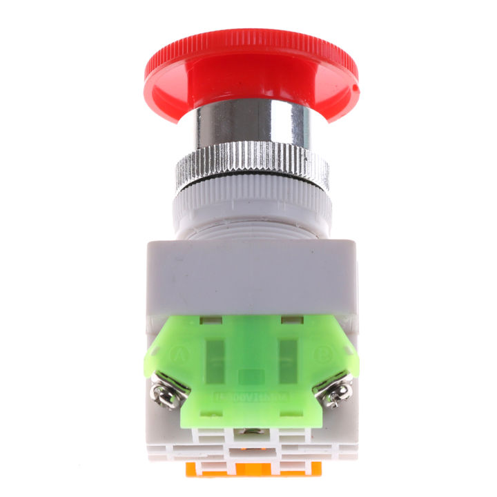 LEI หมวกเห็ดสีแดง1NO 1NC ST Emergency STOP PUSH button SWITCH AC 660V ...