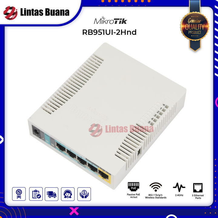 Mikrotik RB951Ui-2HnD | Lazada Indonesia
