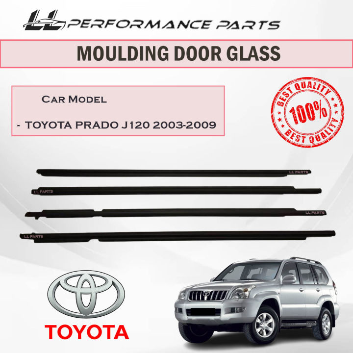 Original Toyota Prado J120 2003-2009 Door Moulding Lining Rubber Outer ...