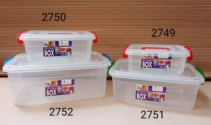 Plastic #2749-#2750-#2751-#2752 Multi Purpose Storage Box with Handle / School Kit / Cosmetic ...