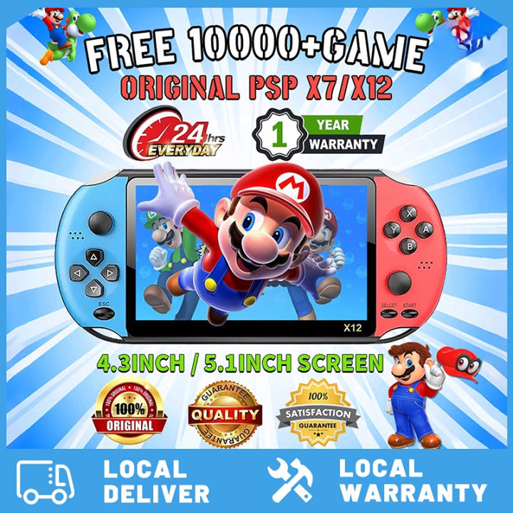 Original X7 Gameboy Console 4.3 inch Game Console with Advanced Sp Lcd ...