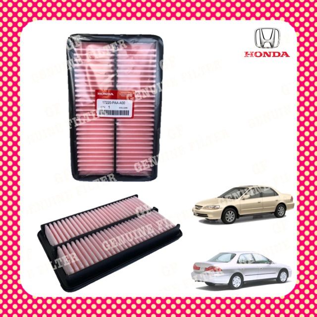 HONDA ACCORD S84 S86 2.0 AIR FILTER 17220-PAA-000 | Lazada