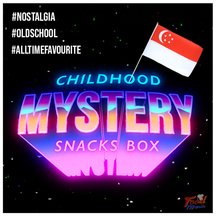 SG Childhood Mystery Snacks Box - Singapore Nostalgia Old School Snack ...
