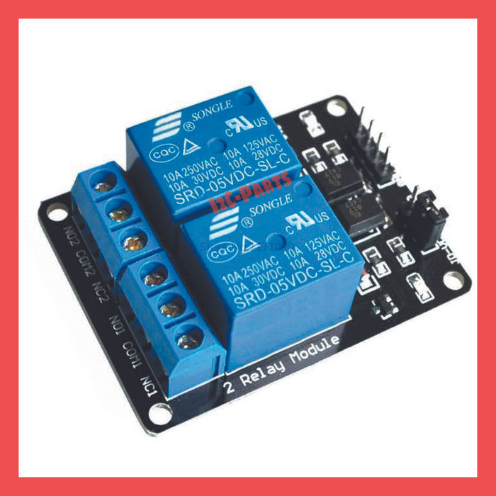 5v Relay 2 Channel Module For Arduino STM32 Raspy Low Level Trigger ...