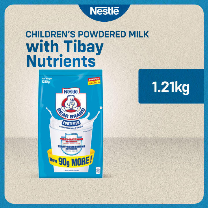COD Bear Brand Fortified Powdered Milk Drink 1.21kg | Lazada PH