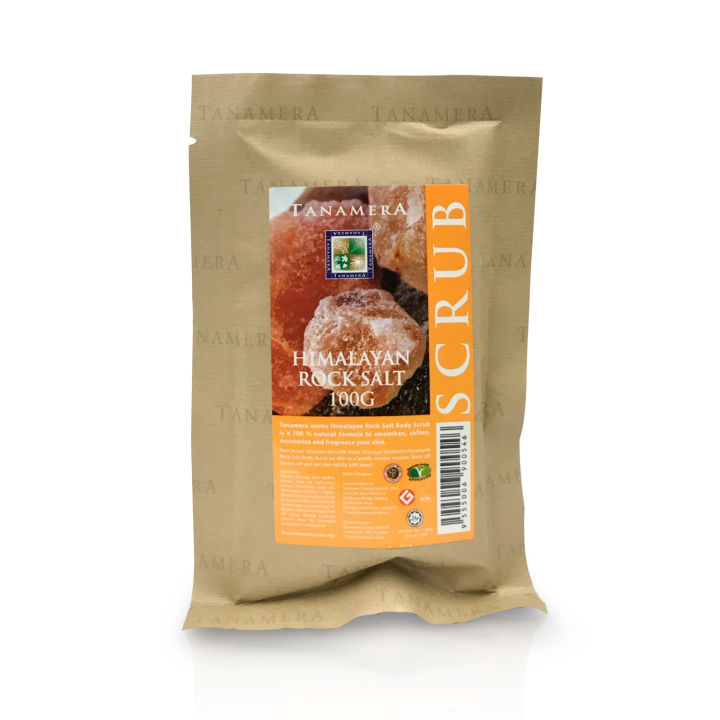 Tanamera Himalayan Rock Salt Body Scrub 100g Natural Exfoliator No ...