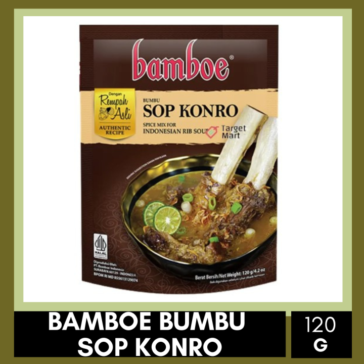 BAMBOE SOP KONRO 120gr / BUMBU BAMBOE PREMIUM / BAMBOE SOP KONRO ...