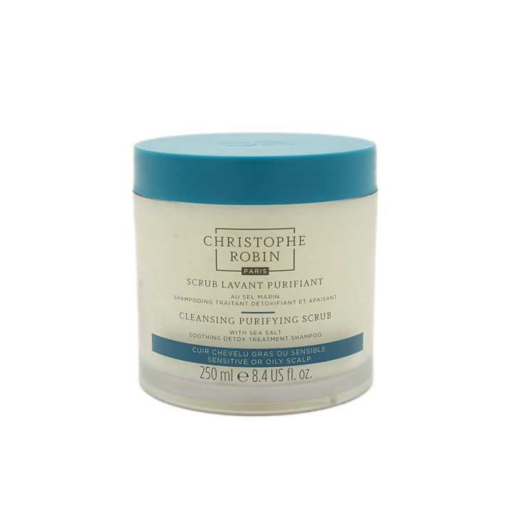 CHRISTOPHE ROBIN Cleansing Purifying Scrub with Sea Salt 250ml | Lazada