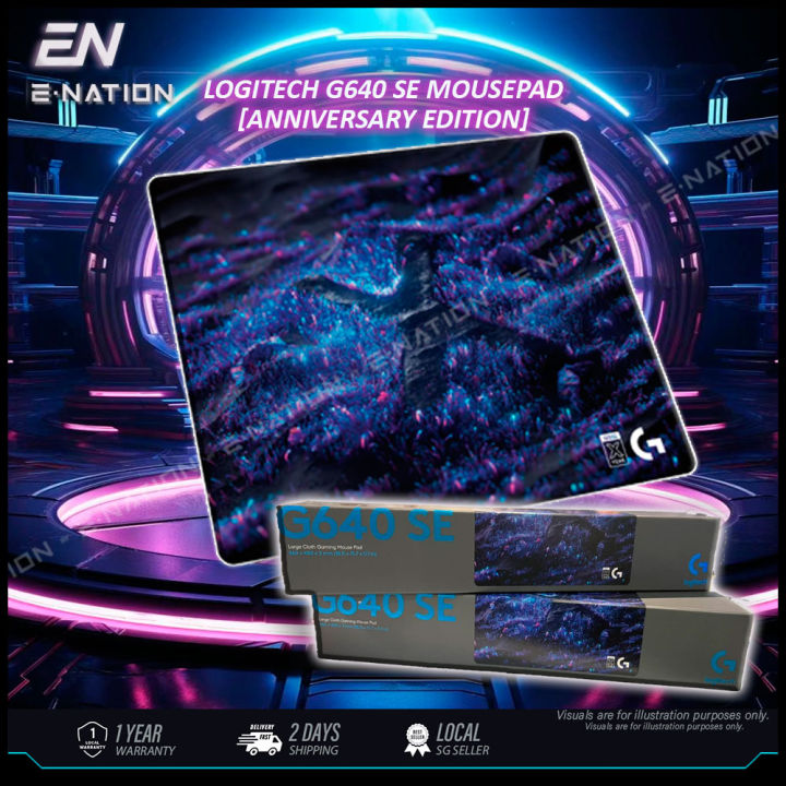 LOGITECH G640 SE GAMING MOUSE PAD WITH CLOTH SURFACE | ANNIVERSARY ...