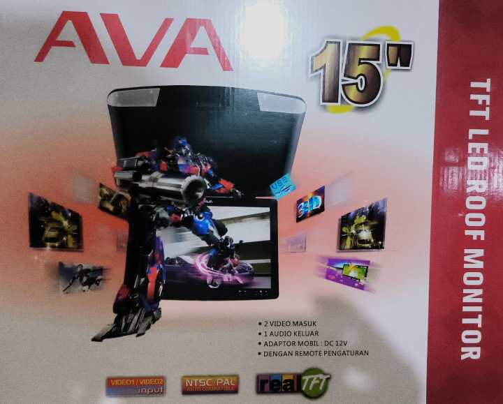 TV Roof AVA AV-1505B Layar 15 in - Black | Lazada Indonesia