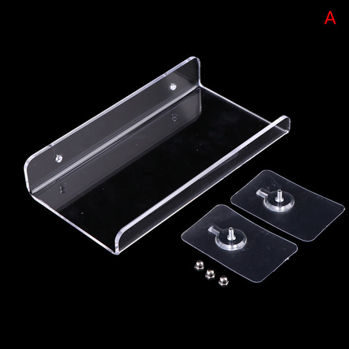 fanghui 1pc Acrylic Clear Wall Shelf Floating Shelves Wall Shelf for ...