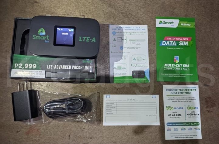 Smart 4G LTE - ADVANCE POCKET WIFI MODEL ZTE MF971RS / NEW / FREE SMART ...