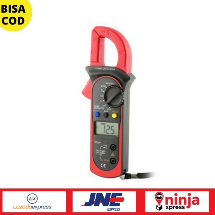Tang Ampere Digital AC Multimeter ST 201 Clamp Meter | Lazada Indonesia